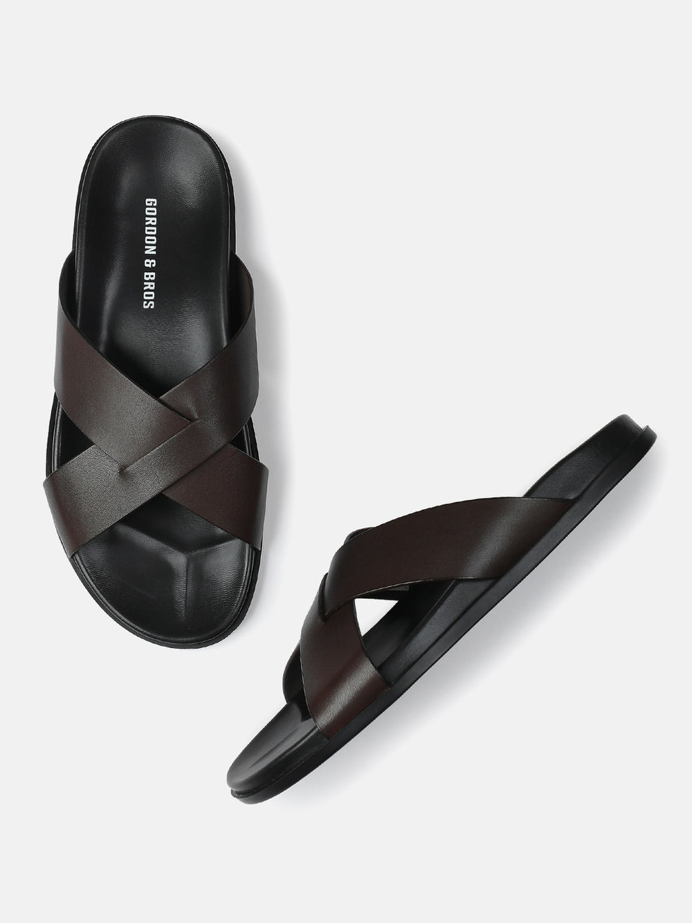 DARK BROWN MEN SANDALS | 5214DARK BROWN